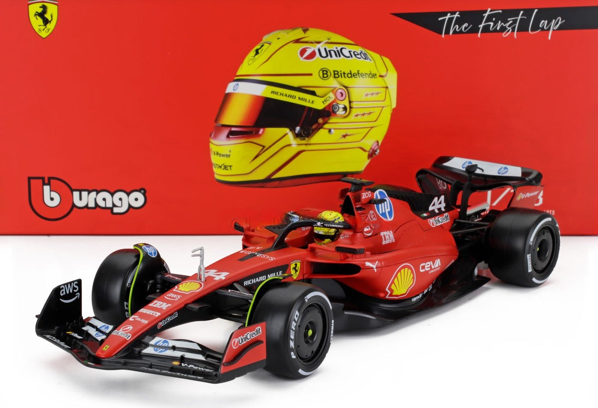#44 Hamilton SF-23 Fiorano 2025 1:18 Car Model by Bburago – Fueler