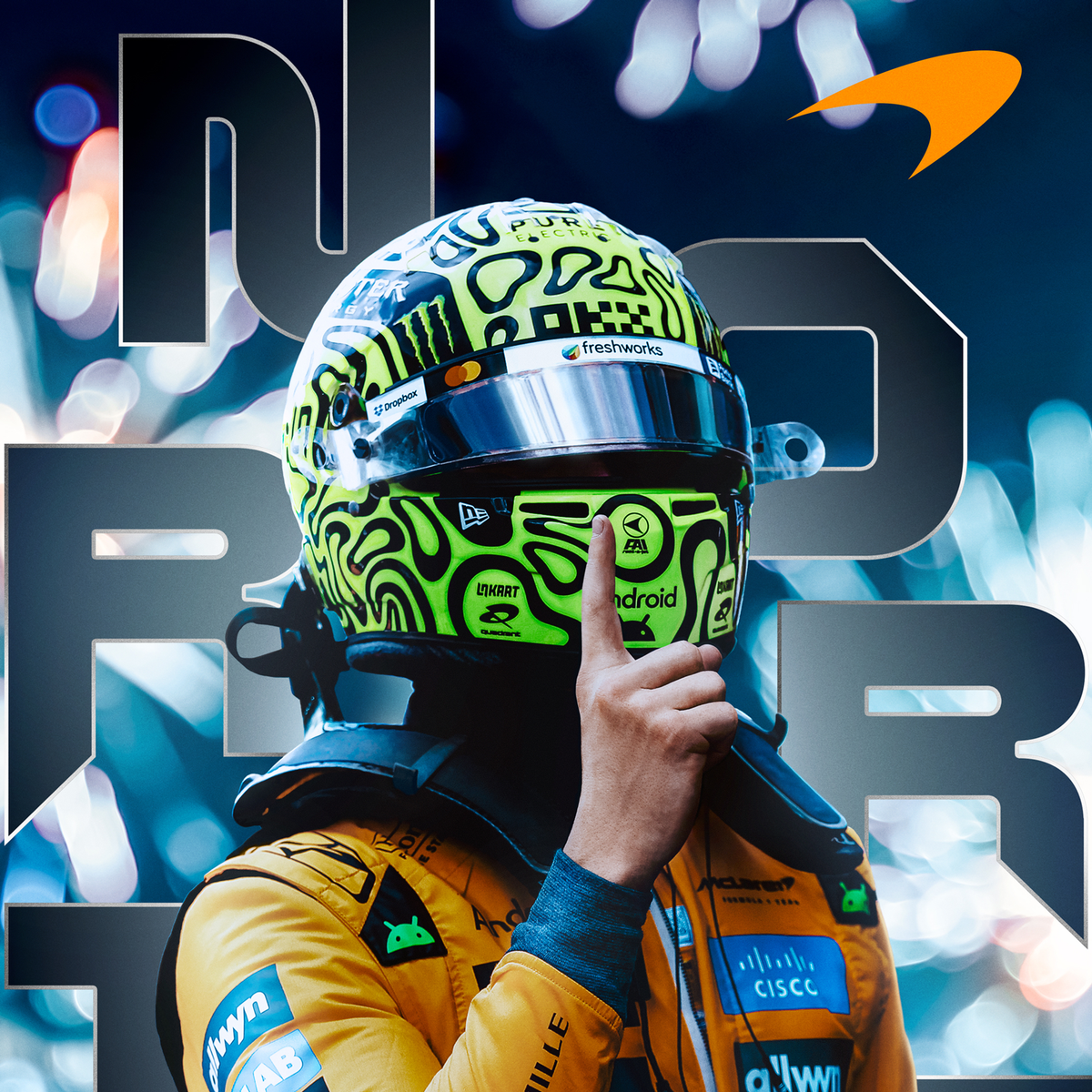 Lando Norris | Drivers' World Champion 2025 | Official Poster – Fueler