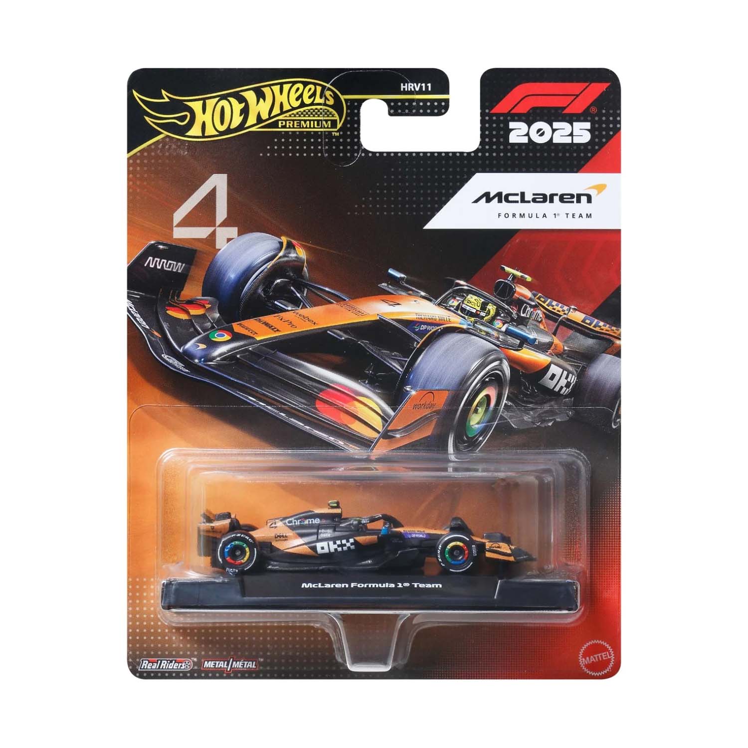 #4 Norris MCL39 1:64 Hot Wheels Car Model – Fueler