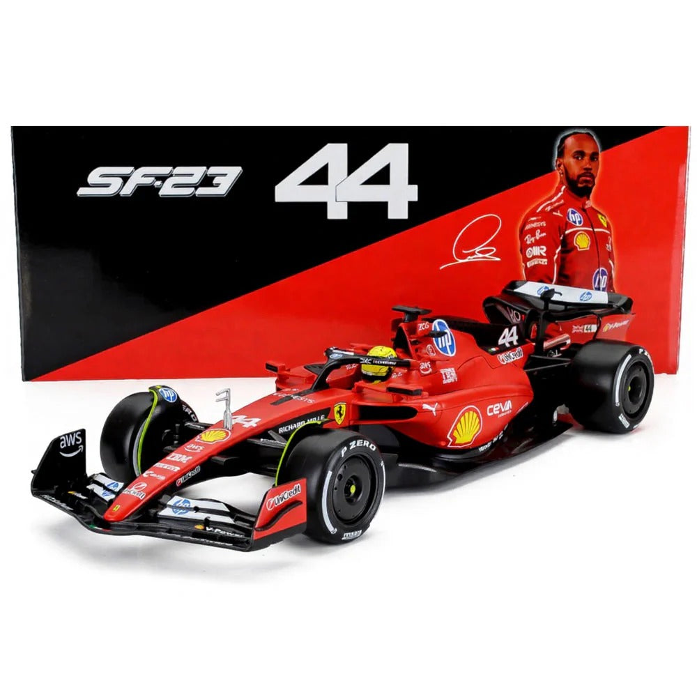 #44 Hamilton SF-23 Fiorano 2025 1:18 Car Model by Bburago – Fueler